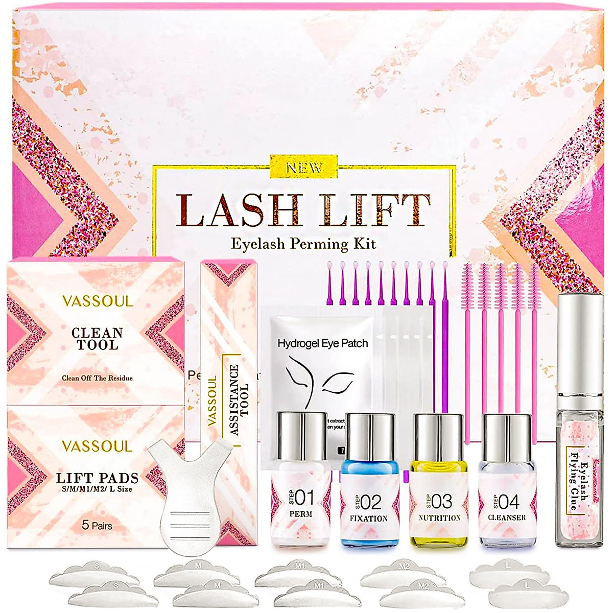 Eyelash Perm Kit, Lash Lift Kit, Semi-Permanent Curling lash perm kit For Beautify Your Lashes