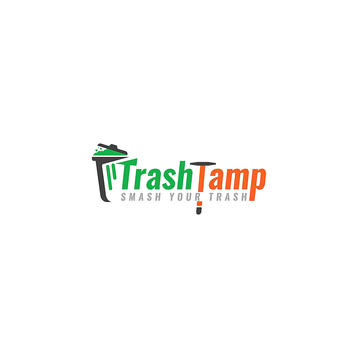 Trash Tamp Newly Designed Version Commercial Manual Garbage Trash Can Compactor Waste Recycling Hand Tool for Kitchen Restaurant Dumpster Recycle Bin Receptacle