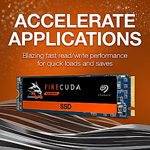 Seagate FireCuda 510 2TB Performance Internal Solid State Drive SSD PCIe Gen3 x4 NVMe 1.3 for Gaming PC Gaming Laptop Desktop (ZP2000GM30021)
