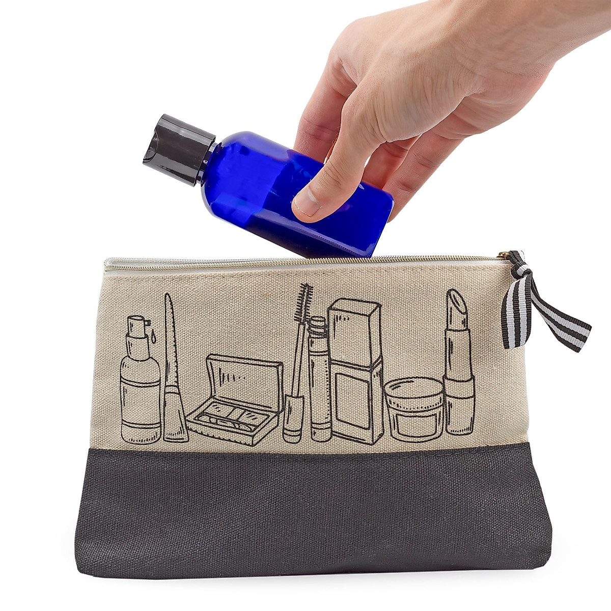 4oz Empty Cobalt Blue Plastic Squeeze Bottles with Disc Top Flip Cap (6 pack); BPA-Free Containers For Shampoo, Lotions, Liquid Body Soap, Creams