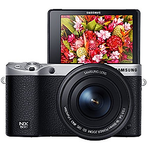 Samsung Electronics EV-NX500ZBMIUS NX500 28 MP Wireless Smart Compact System Camera with Included Kit Lens