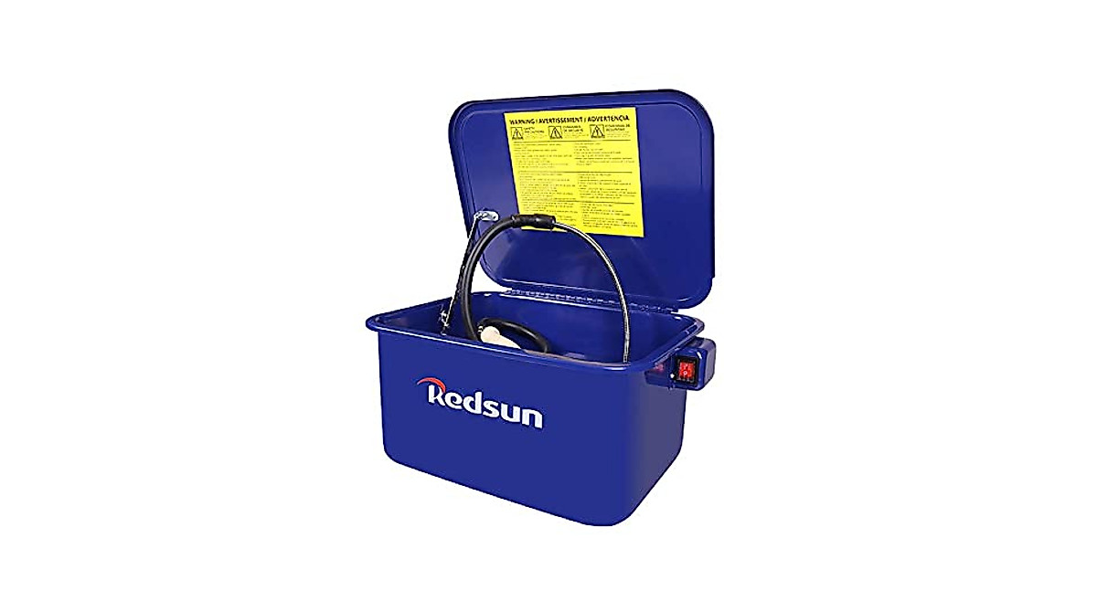 Portable 3.5 Gallon Parts Washer for Automotive Cleaning