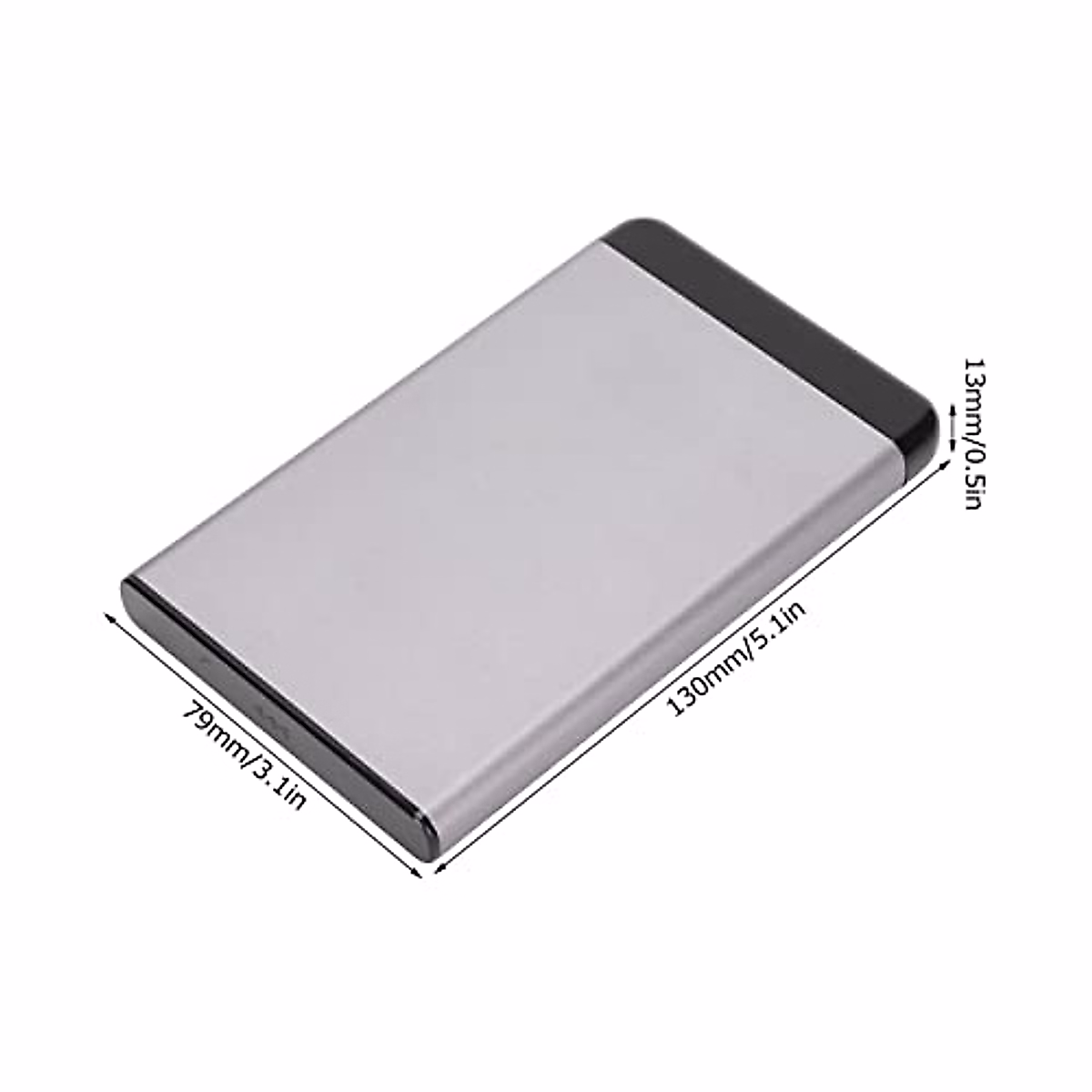 Crazy Sales External Hard Drive, USB 3.0 and USB 2.0 Metal Design External SSD Portable for All in One Computers for Notebooks for Desktop Computers(#1)