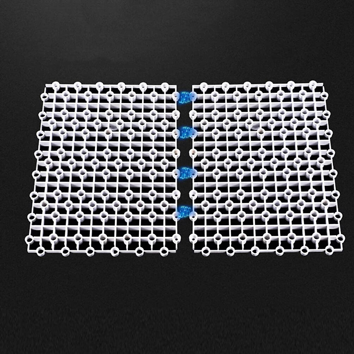 2pcs Fish Tank Filter Plate Fish Tank Bottom Filter Plate PVC Filter Plate