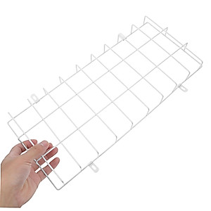 Lampshade Protection Net Signs Emergency Light Exit Sign Protective Guard Emergency Guard Exit Sign Wire Guard Exit Sign Cage Exit Light Guard Exit Sign Guard White Iron OSALADI