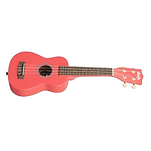 Solid Color Ukadelic Soprano Ukulele Razzle Dazzle