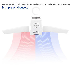 Portable Dryer, Portable Clothes Dryer, Clothes Dryer Foldable, Travel Portable Electric Clothes Drying Hanger Dryer Rack Machine Foldable Dryer Dryer Machine for Socks Bras Lingerie