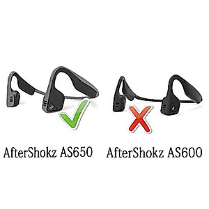 Hermitshell Hard Case for AfterShokz Trekz Air/AfterShokz Aeropex/Titanium Mini/Shokz OpenRun Pro Open Ear Wireless Bone Conduction Headphones AS650 / AS800 (Black) (Only Case)