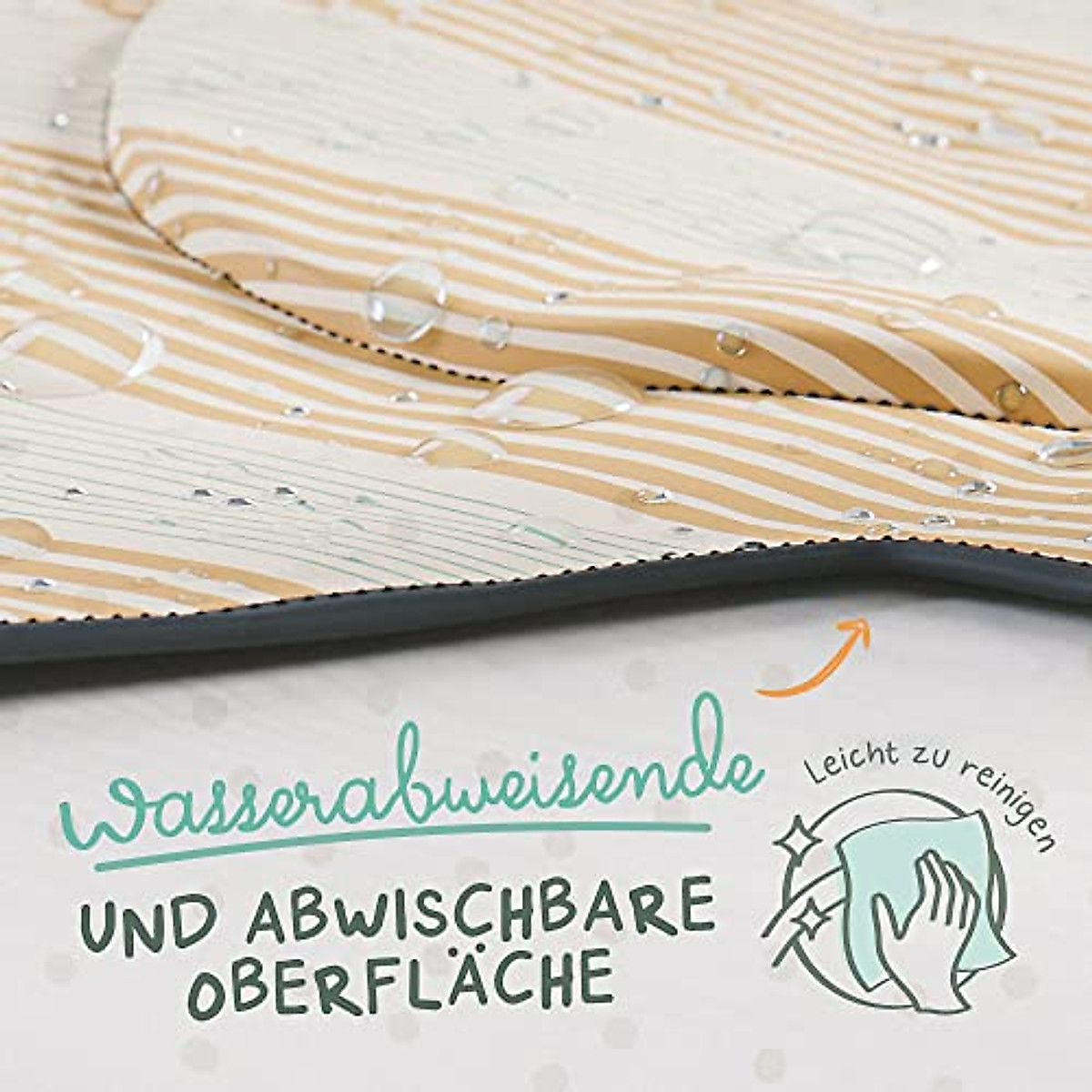 munimu® Portable Baby Diaper Changing Pad – Stylish Travel Changing Mat Bag with 5 Pockets & Adjustable Strap Converts into an XXL Waterproof Changing Pad – Portable Changing Pads, Anthracite