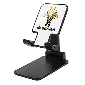 Funny Giraffe Foldable Desktop Cell Phone Holder Portable Adjustable Stand for Travel Desk Accessories