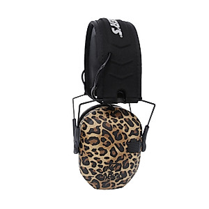Walker's Razor Slim Electronic MUFF - Leopard Print