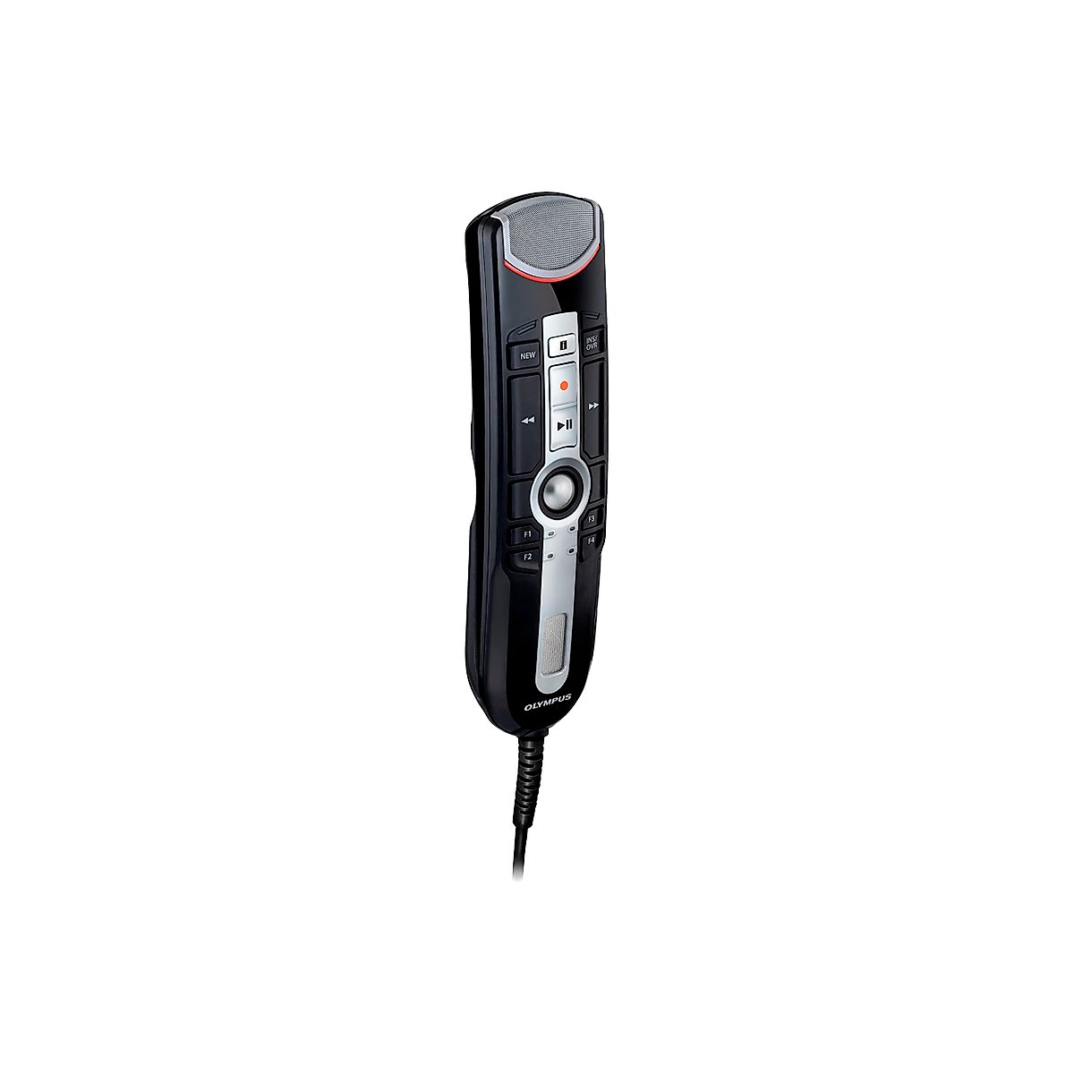 Olympus RecMic II USB Microphone (RM-4010P) Optimised for Voice Recognition and Dictation, Includes ODMS R7 & Microphone Stand, Trackball, Beamforming Technology, Buttons can be Freely configured
