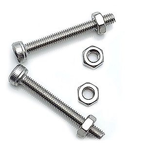 50pcs M3 x 25mm Hex Socket Screw Bolt Knurling DIN912 Stainless Steel Nut