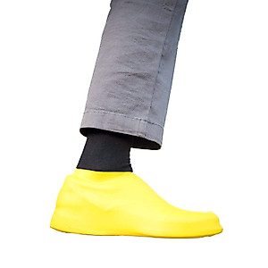 veloToze Roam - Commuting Shoe Cover - Works with Any Shoes - for Cycling, Commute, Flat Pedals, ebike, Walking Yellow