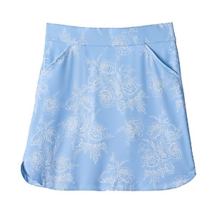 PETER MILLAR Womens Alice Petal Hem Garden Floral Cottage Blue Skort (as1, Alpha, x_l, Regular, Regular)