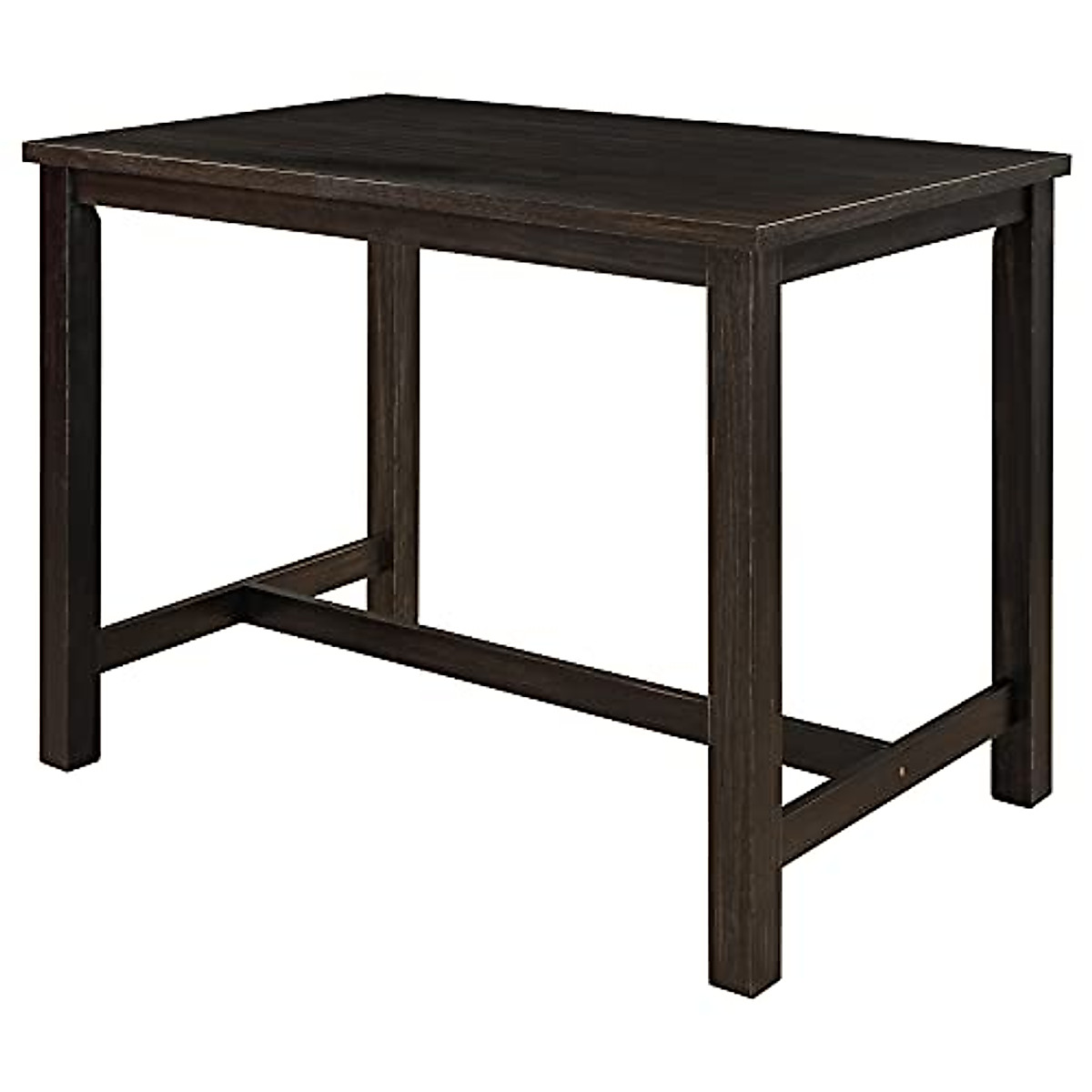 Rhomtree 45" Counter Height Rectangle Rustic Dining Table/Mid Century Modern Kitchen Table for Kitchen, Dining Room (Espresso)