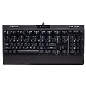 CORSAIR STRAFE RGB MK.2 Mechanical Gaming Keyboard - USB Passthrough - Linear and Quiet - Cherry MX Red Switch - RGB LED Backlit-17.6 x 6.61 x 1.57 inches