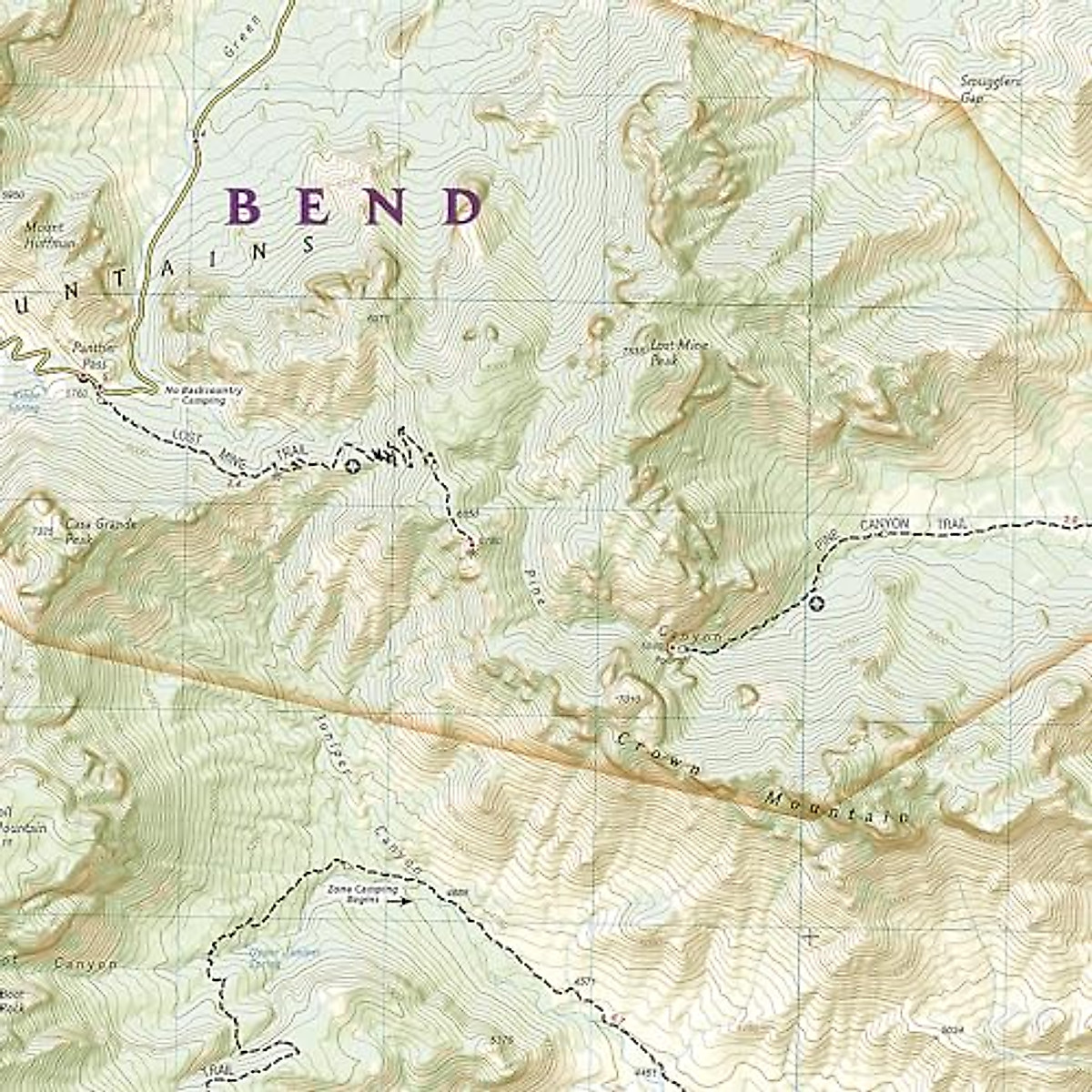 Big Bend National Park Map (National Geographic Trails Illustrated Map, 225)