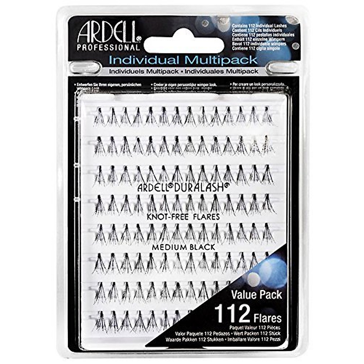 2 Set of 112 Ardell Multipack Individual Lashes, Knot-Free Medium bundled by Maven Gifts