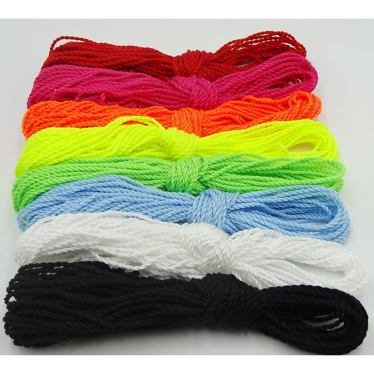 PENTA ANGEL 80 Yoyo String (10 Each - Florescent Lime Green, Yellow, Orange，Blue,Rose,Red,Black and White)