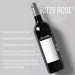 Proposal Wine Labels Will You Marry Me + I Said Yes Set of 2 Wine Bottle Labels Peel and Stick Engagement Ideas