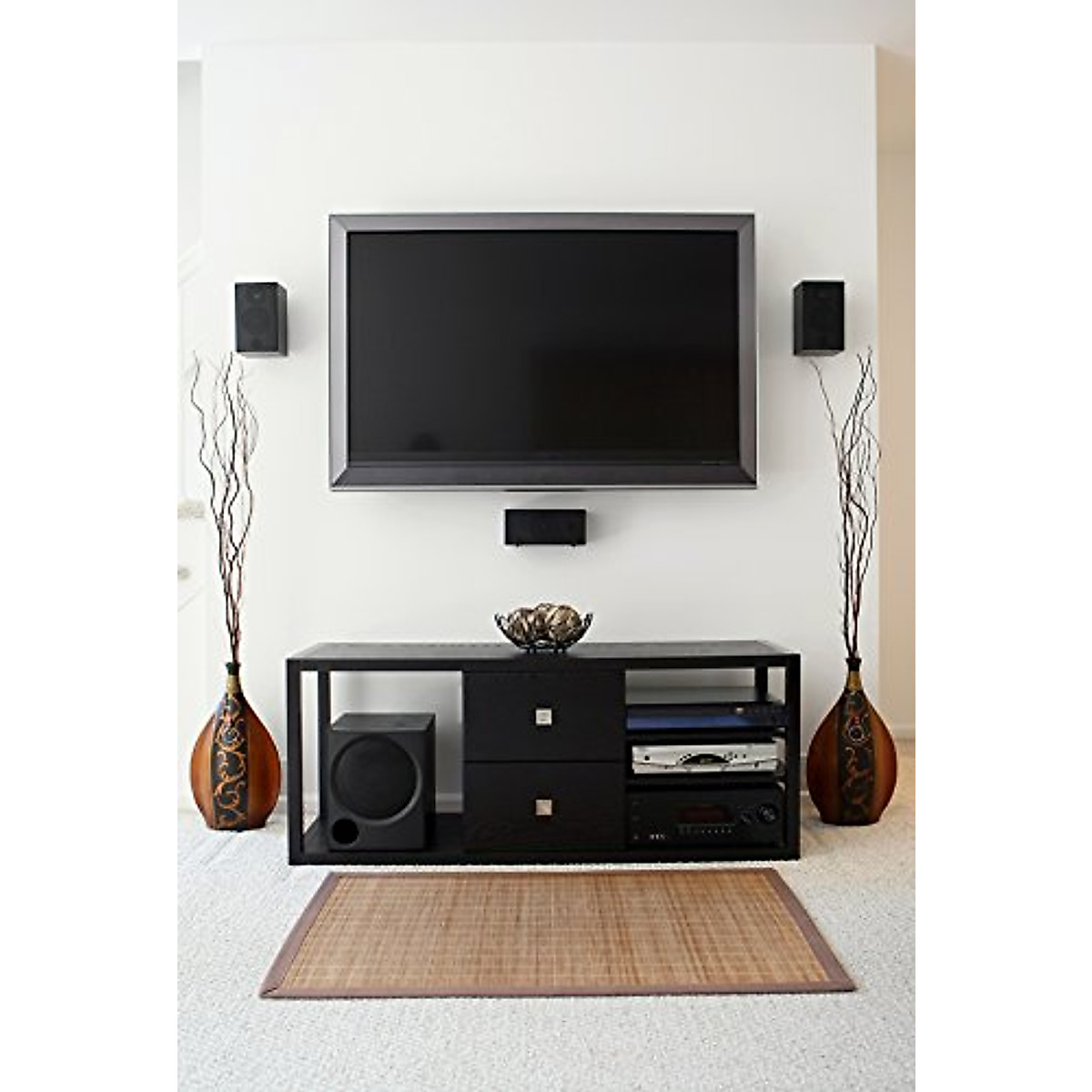 GE Surge Protector with 10 Outlets and 2 USB Ports, Twist-to-Lock, Black, 13476