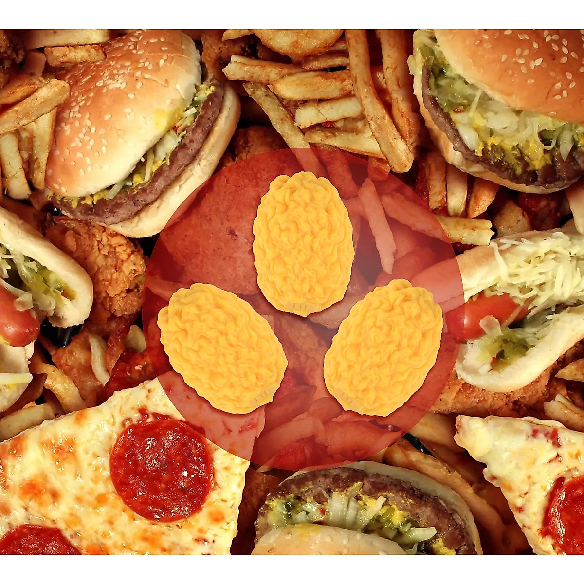 SimCoach Fat Replica 5 Lb with Belt, Wearable Human Body Fat Replica, Keep Fit & Weight Loss Motivation & Reminder, Human Fatty Tissue Demonstration Model for Nutritionist