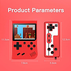JINGDU Handheld Game Console,Mini Game Console with 400 Classic Handheld Games