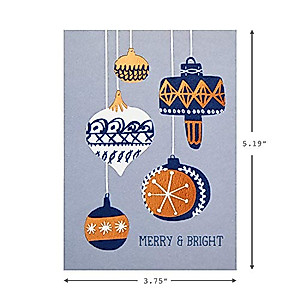 Hallmark Boxed Christmas Cards Assortment, Peace Hope Joy (48 Cards with Envelopes) (1XPX5176)