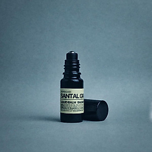 sesneslabs Santal Grass Roll-On, Perfume, Alcohol Free, Olfactive Marker, Niche Scent, Eucalyptus, Papyrus, Cardamom, Sandalwood Essential Oils Blend, Unisex Perfum for Women and Men 10ml/.33 fl Oz