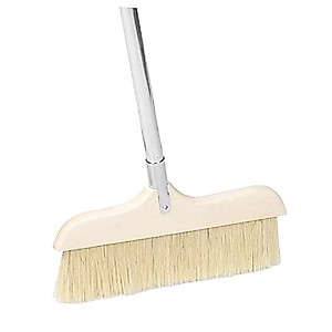 HOMOCONO Stitching Broom Indoor Broom Floor Cleaning Brooms House Broom Angle Brooms Floor Broom Soft Broom Sweeping Broom Soft Bristle Cleaning Brush Broom Outdoor Kitchen Broom Wooden