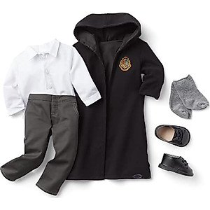 American Girl Harry Potter 18-inch Doll Hogwarts Uniform with Pants Outfit and Robe Featuring School Crest, For Ages 6+