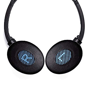 SOULWIT Ear Pads Cushions Replacement for Bose On-Ear 2 (OE2 & OE2i)/ SoundTrue On-Ear (OE)/ SoundLink On-Ear (OE) Headphones, Earpads with Softer Leather, Noise Isolation Foam