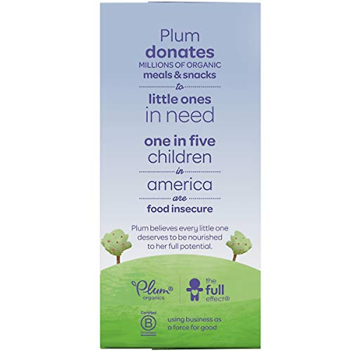 Plum Organics Applesauce, Blueberry & Carrot, 3.17 Oz, 4 Ct