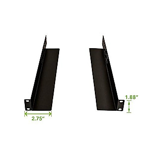 NavePoint Universal 1U Rack Mount 4-Post Shelf Rail for Dell Compaq IBM HP APC - 33.5 Inches deep