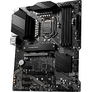 MSI Z490-A PRO ProSeries ATX Motherboard (10th Gen Intel Core, LGA 1200 Socket, DDR4, Dual M.2 Slots, USB 3.2 Gen 2, 2.5G LAN, DP/HDMI)