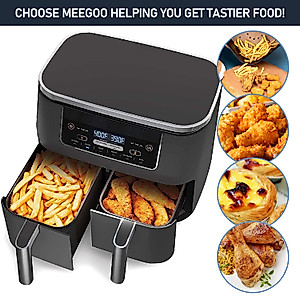 Air Fryer Liners, Reusable Air Fryer Mats 4 Pack, Premium Air Fryer Accessories, Non Stick, Easy Clean - 7.6 X 11.67" Square