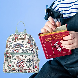 Signare Tapestry Casual Backpack Rucksack Women School Bags with Floral Design (Poppy, DAPK-POP)