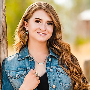 Montana Silversmiths Western Lifestyle Women's Bar Necklace (High Noon Cobblestone)