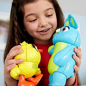 Mattel Disney Pixar's Toy Story Ducky and Bunny 2-Pack in Movie-inspired Relative Scale Interactive, Talking, for Ages 4 Years Old and Up