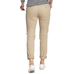 Eddie Bauer Women's Legend Wash Straight Chinos, Cloud, 10