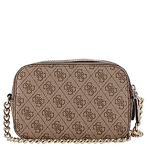GUESS Noelle Crossbody Camera Latte Logo One Size