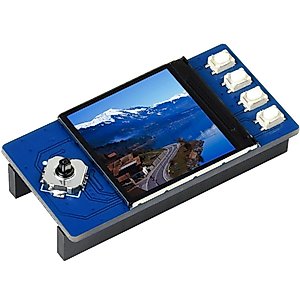 Bicool 1.3inch LCD Display Module for Raspberry Pi Pico, 240×240 Resolution IPS Screen 65K RGB Color, SPI Interface ST7735S Driver, with 1x Joystick and 4X User Buttons Easy Interacting