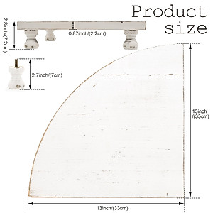 Corner Counter Wood Shelf, Rustic Pedestal Stand, Farmhouse Corner Shelves Stand, Tray Riser for Coffee Bar, Bathroom Countertop Organizer Corner, Centerpiece Display Riser for Kitchen, Bathroom