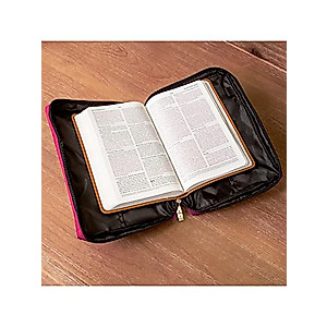Knowing Jesus Bible Case - Durable Large Zippered Book Cover with Handle and Front Pocket, Fits Standard Bible Cover, Makes for a Great Gift for Men, Women, and Children.