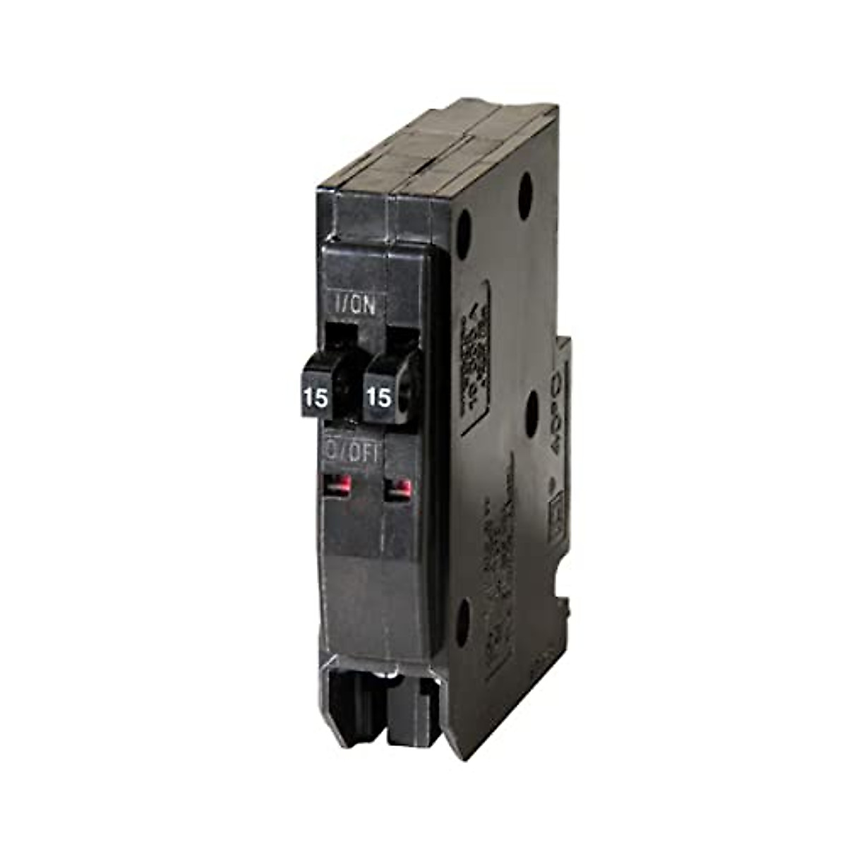 Square D by Schneider Electric QOT1515CP 15A/15A TANDEM Circuit Breaker, 2 x 15 Amp, Black