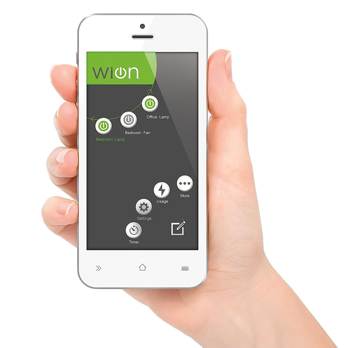 WiOn 50053 Outdoor Wi-Fi Plug-In Yard Stake With Smartphone Or Tablet Automation for up to 12 devices; 3 Grounded Outlets And 6 Foot Cord