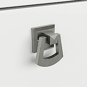 Bush Furniture Salinas Accent Storage Cabinet with Doors, Pure White and Shiplap Gray