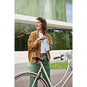 MEPAL, Large Insulated Water Bottle with Lid, BPA Free, Nordic Denim, Holds 30 oz, 1 Count