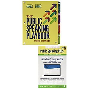 BUNDLE: Public Speaking PLUS (Slim Pack) + Gamble, The Public Speaking Playbook 3e (Loose-leaf)